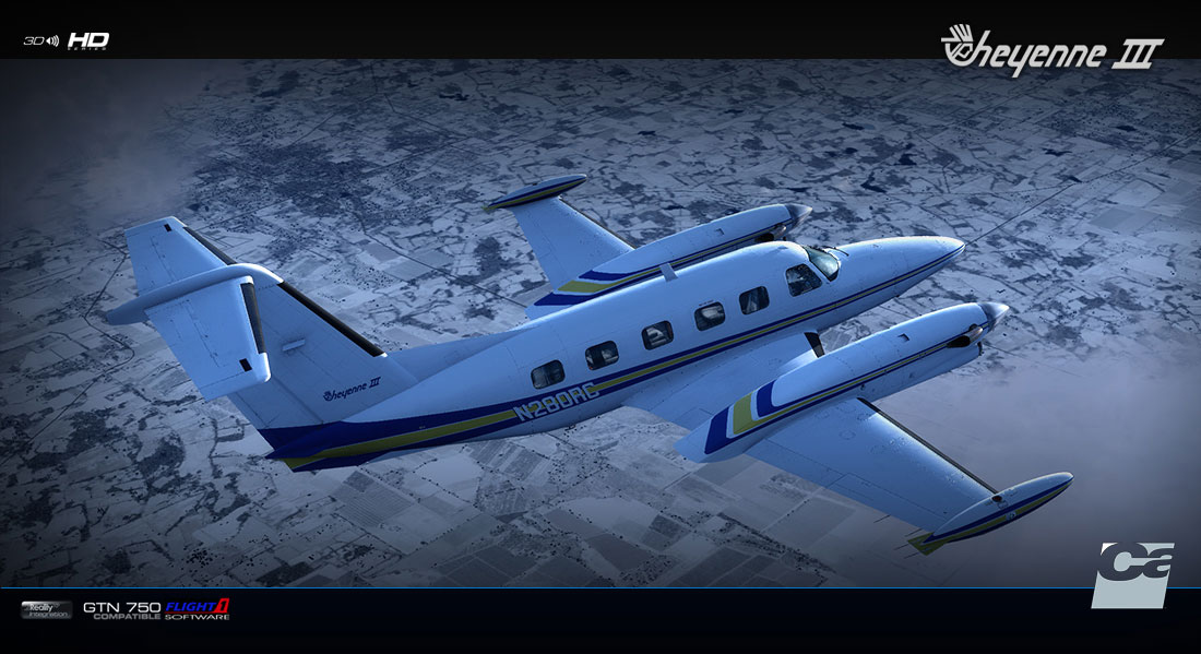 Piper PA-42 Cheyenne III for FSX/P3D by Carenado