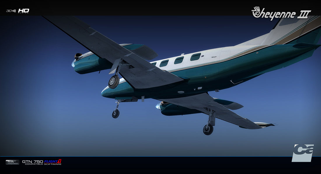 Piper PA-42 Cheyenne III for FSX/P3D by Carenado