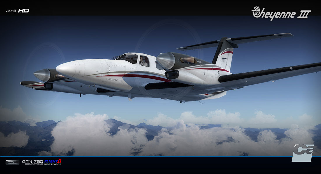 Piper PA-42 Cheyenne III for FSX/P3D by Carenado