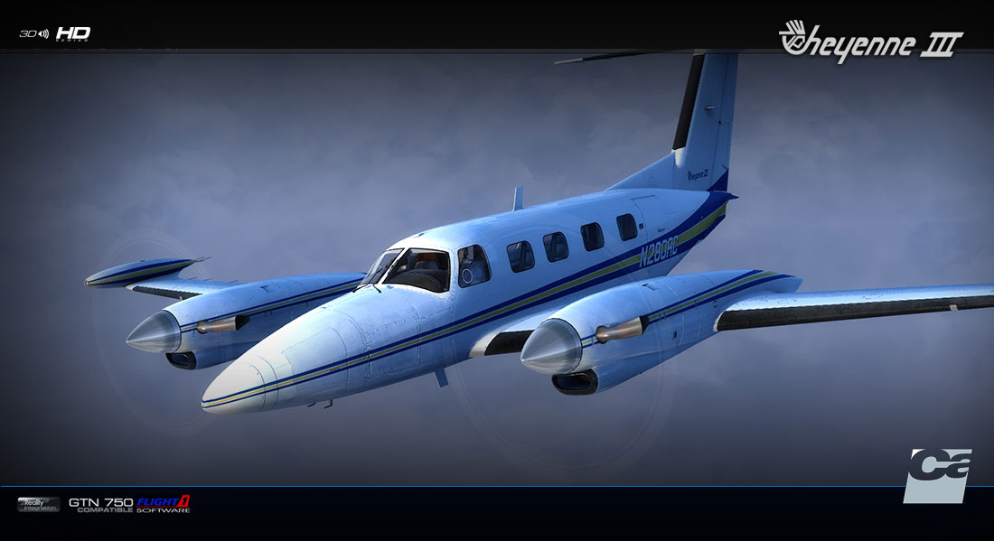 Piper PA-42 Cheyenne III for FSX/P3D by Carenado