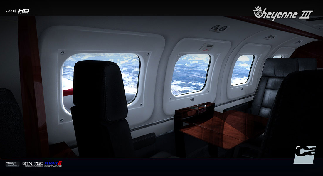 Piper PA-42 Cheyenne III for FSX/P3D by Carenado