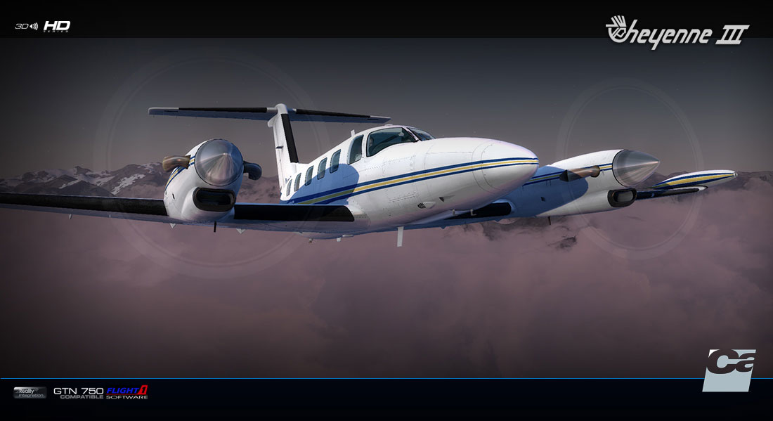 Piper PA-42 Cheyenne III for FSX/P3D by Carenado