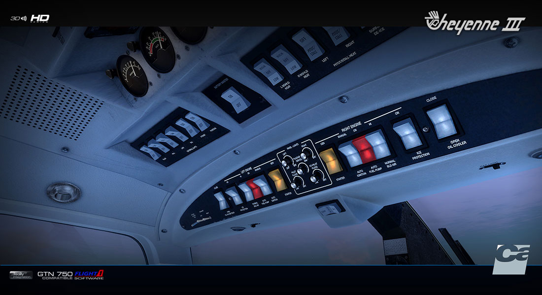 Piper PA-42 Cheyenne III for FSX/P3D by Carenado