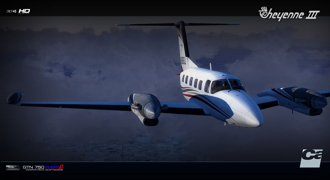 Piper PA-42 Cheyenne III for FSX/P3D by Carenado