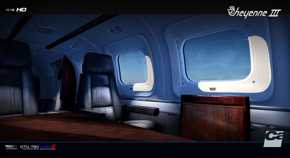 Piper PA-42 Cheyenne III for FSX/P3D by Carenado