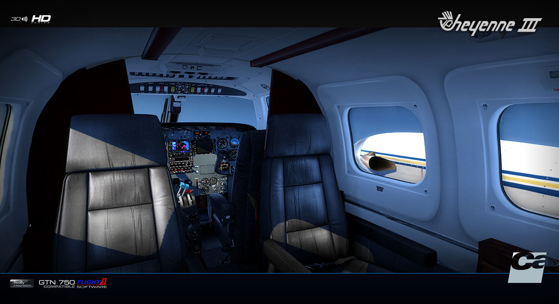 Piper PA-42 Cheyenne III for FSX/P3D by Carenado