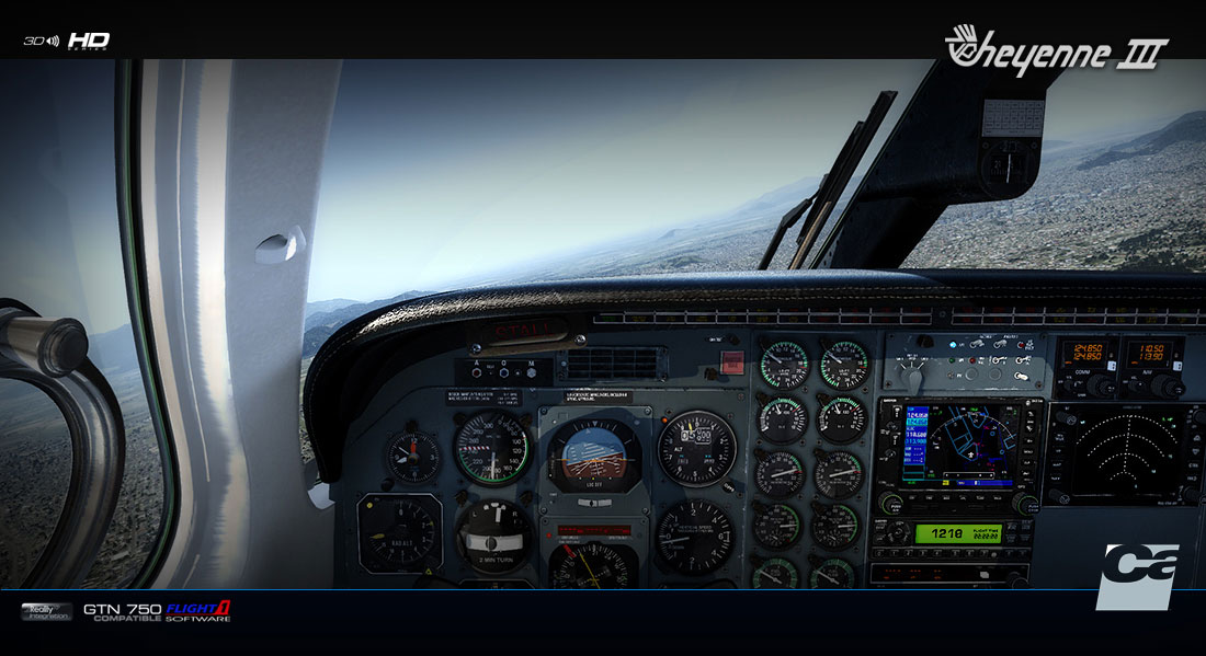 Piper PA-42 Cheyenne III for FSX/P3D by Carenado