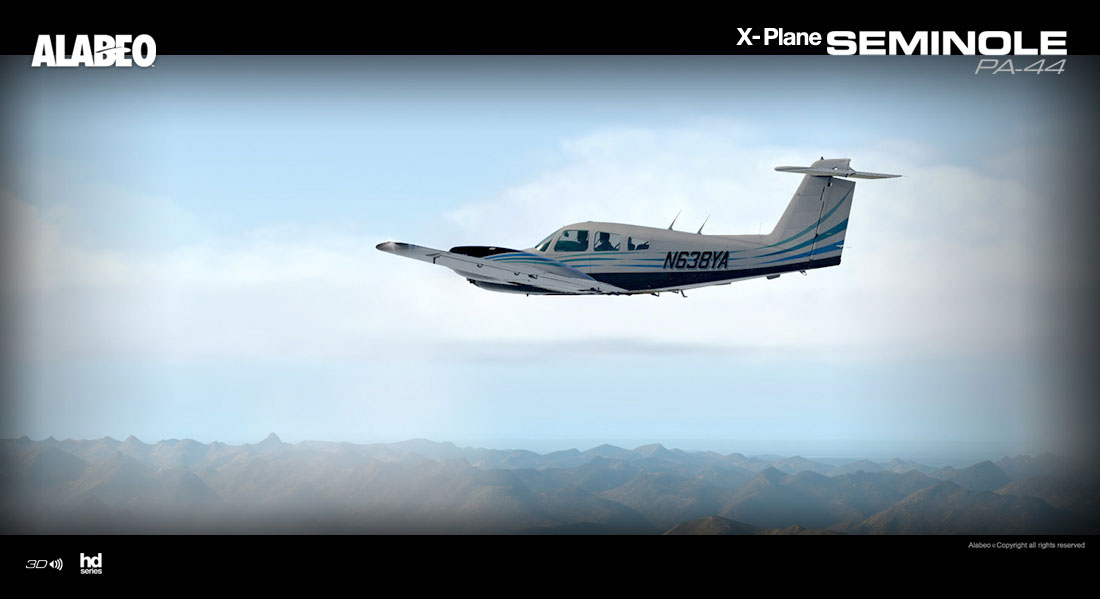 Piper PA-44 Seminole for X-Plane by Alabeo