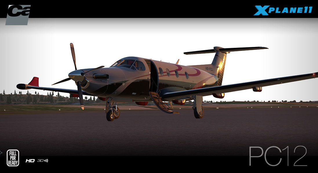 Pilatus PC-12 HD Series for X-Plane by Carenado