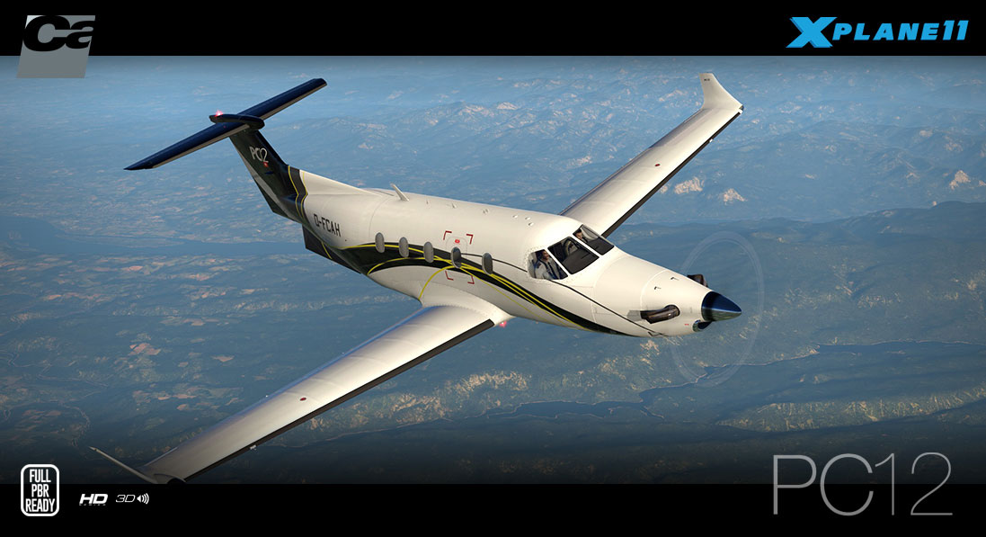 Pilatus PC-12 HD Series for X-Plane by Carenado