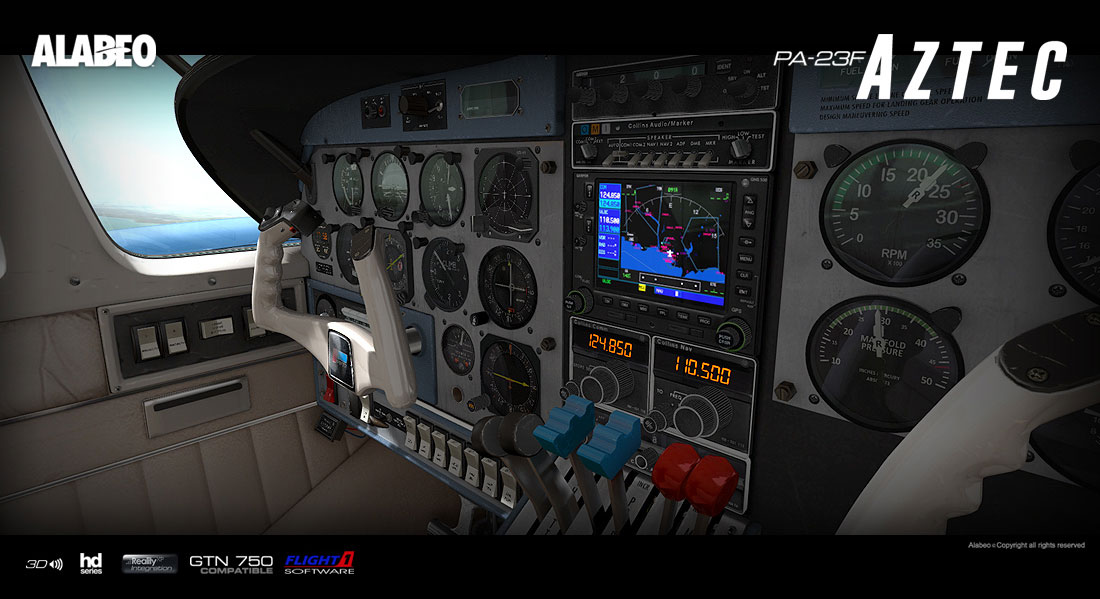 Piper PA-23 Aztec F 250 for FSX/P3D by Alabeo