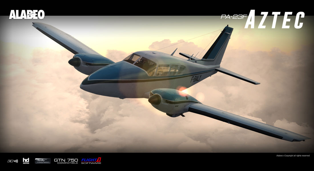 Piper PA-23 Aztec F 250 for FSX/P3D by Alabeo
