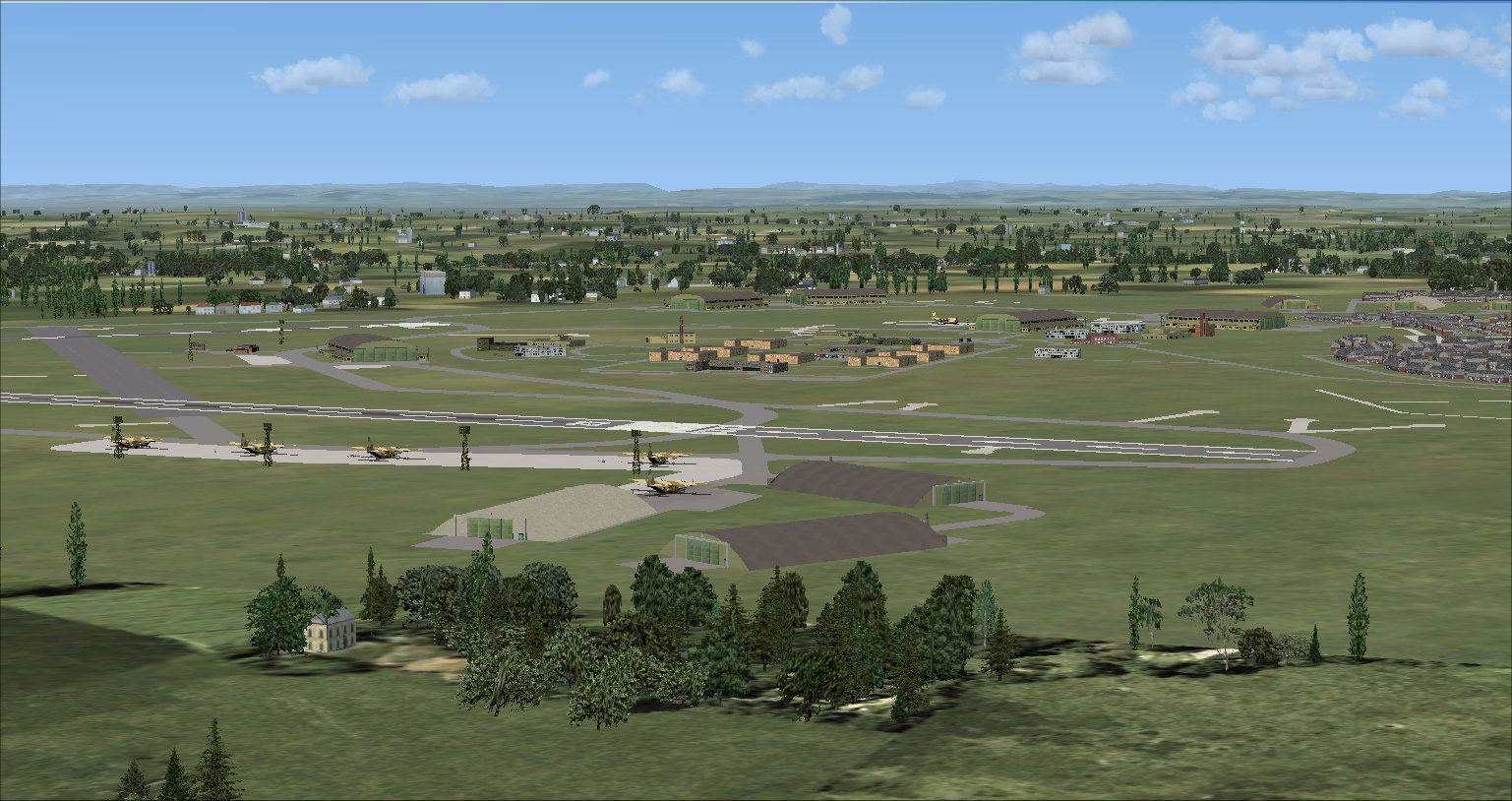 RAF Colerne Scenery for FSX/P3D by Team SDB