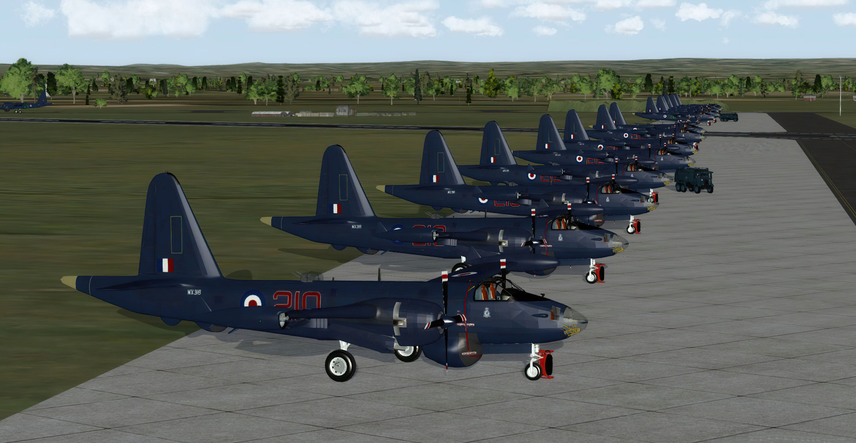 RAF Topcliffe Scenery for P3D by Team SDB