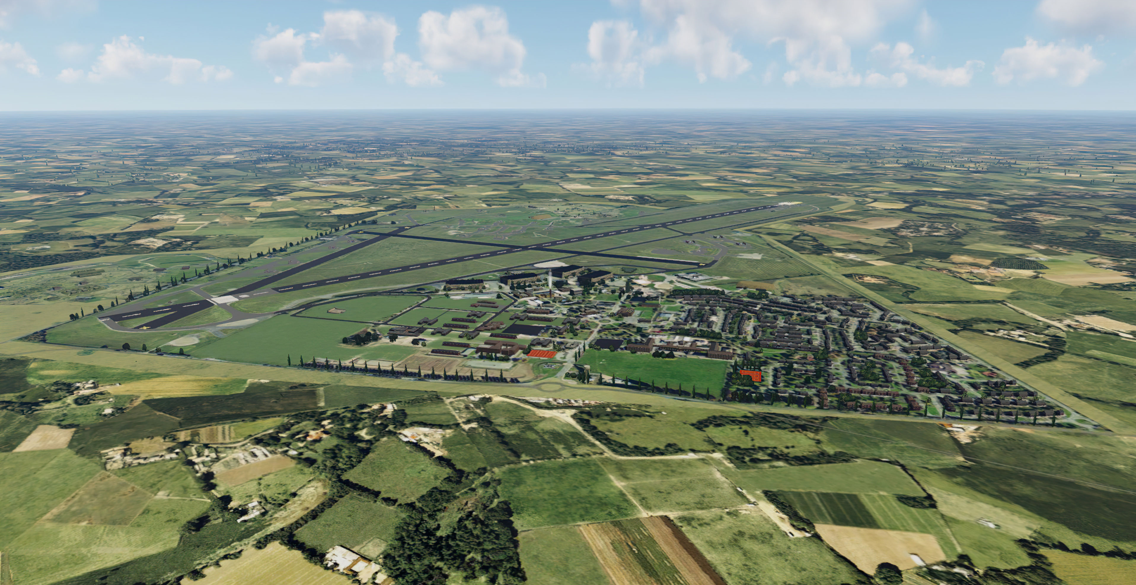 RAF Wyton (TSR2) Scenery for P3D by Team SDB