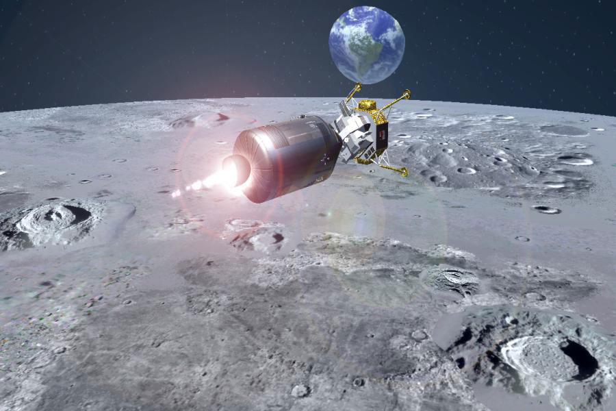 Fly to the Moon Mission Add-on for FSX/P3D by RDJ Simulations