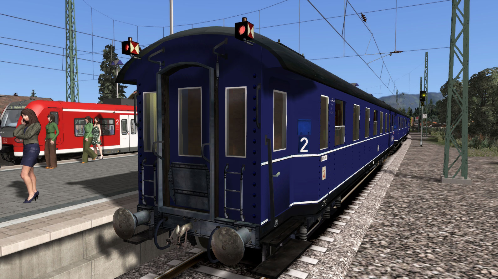 Romantic Railroads: German BR01 Class Reboilered for TS2016 by Just Trains