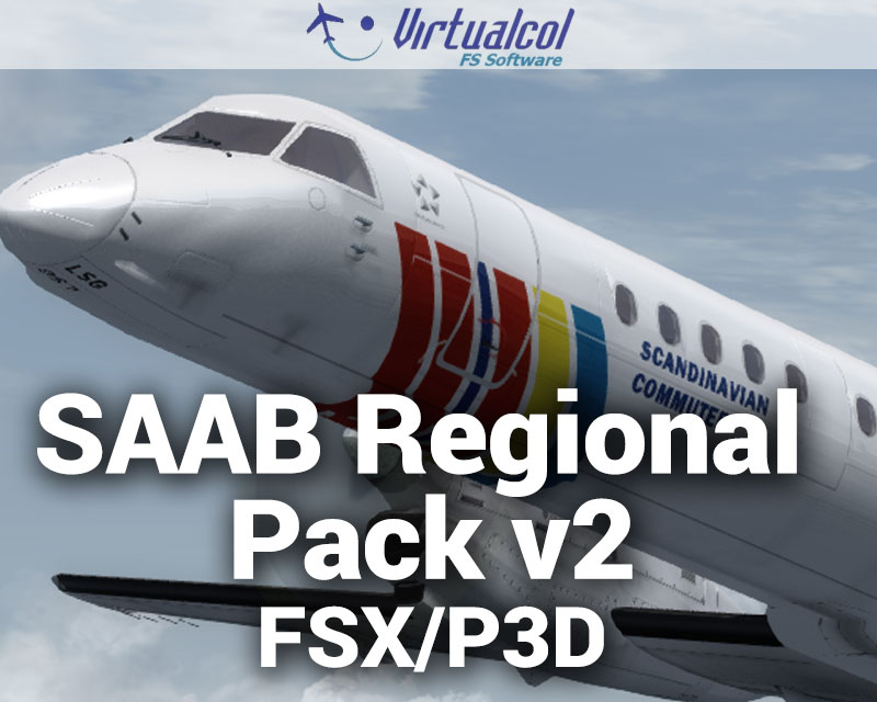 SAAB Regional Pack v2 for FSX/P3D by Virtualcol FS Software