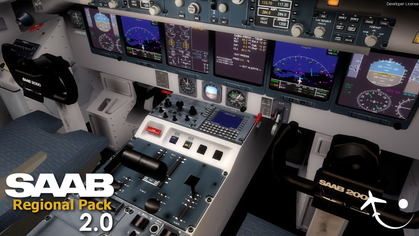 SAAB Regional Pack v2 for FSX/P3D by Virtualcol FS Software