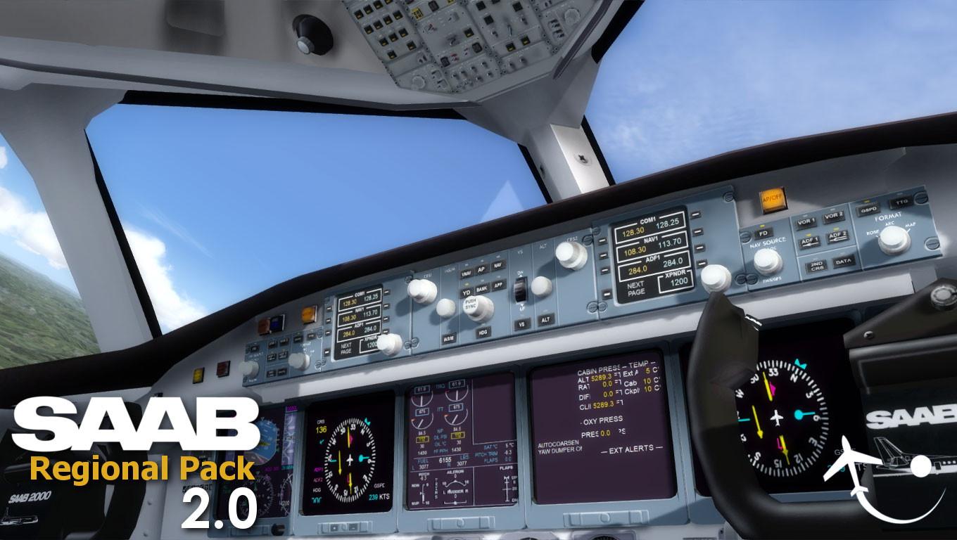 SAAB Regional Pack v2 for FSX/P3D by Virtualcol FS Software