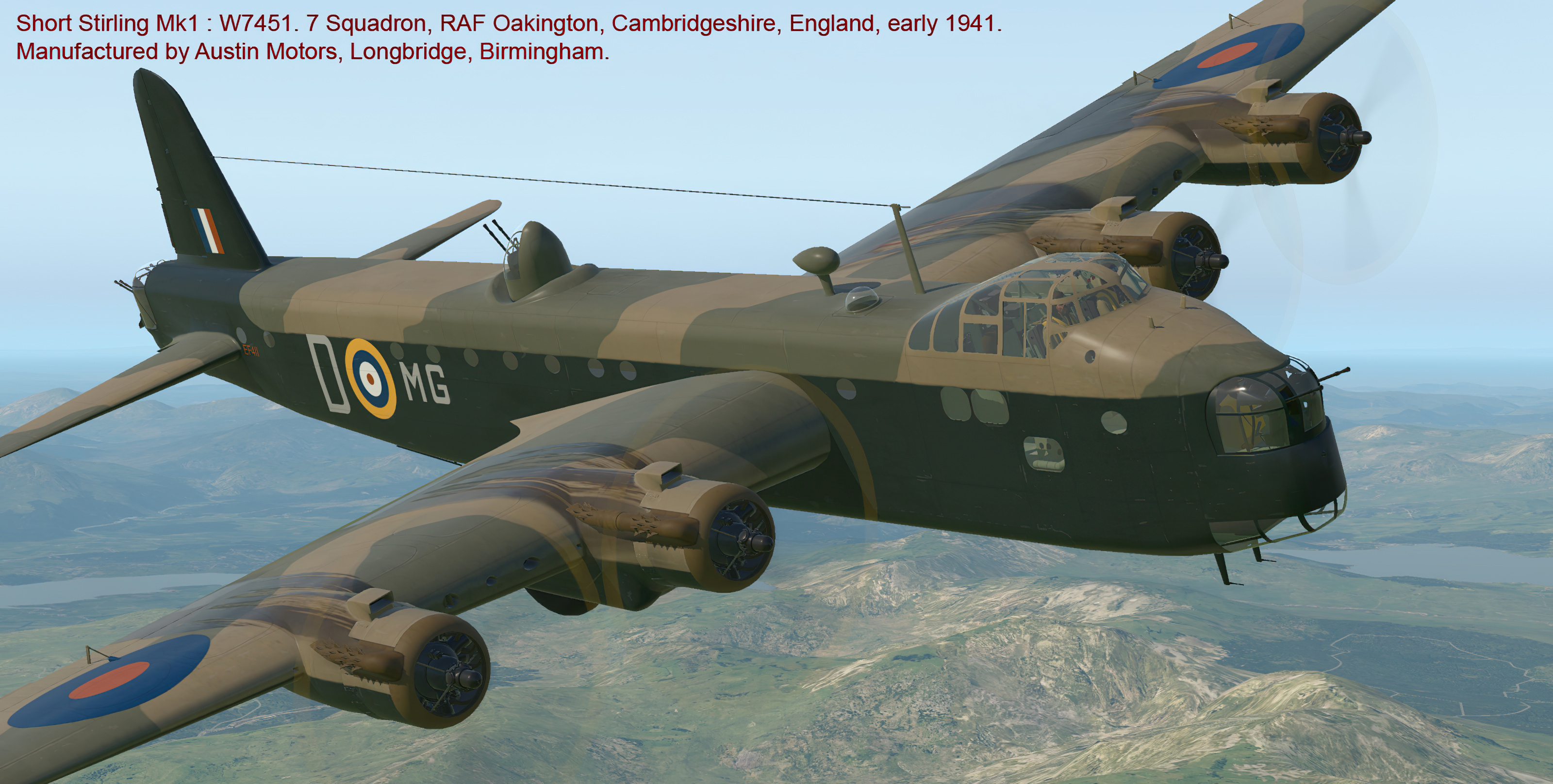 Short Stirling for X-Plane by Virtavia