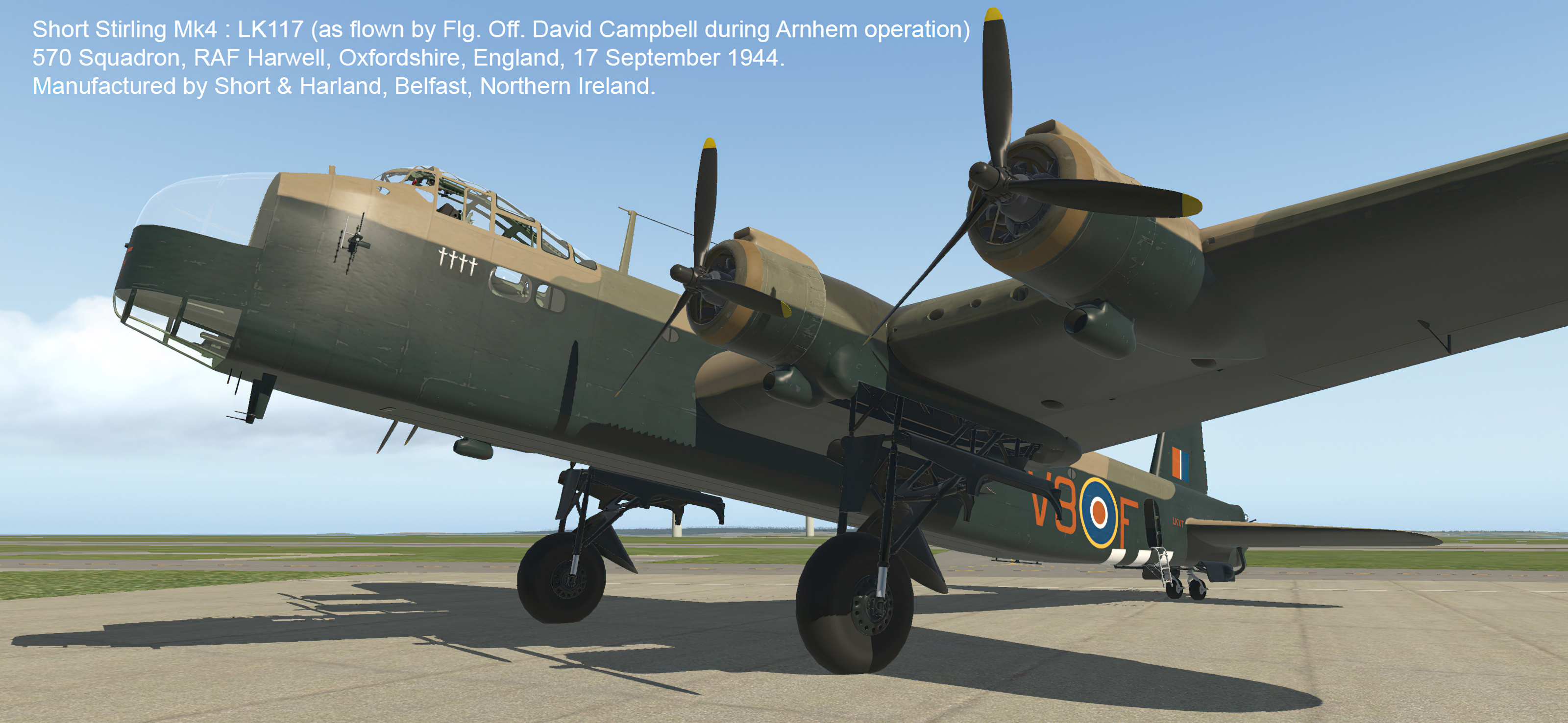 Short Stirling for X-Plane by Virtavia