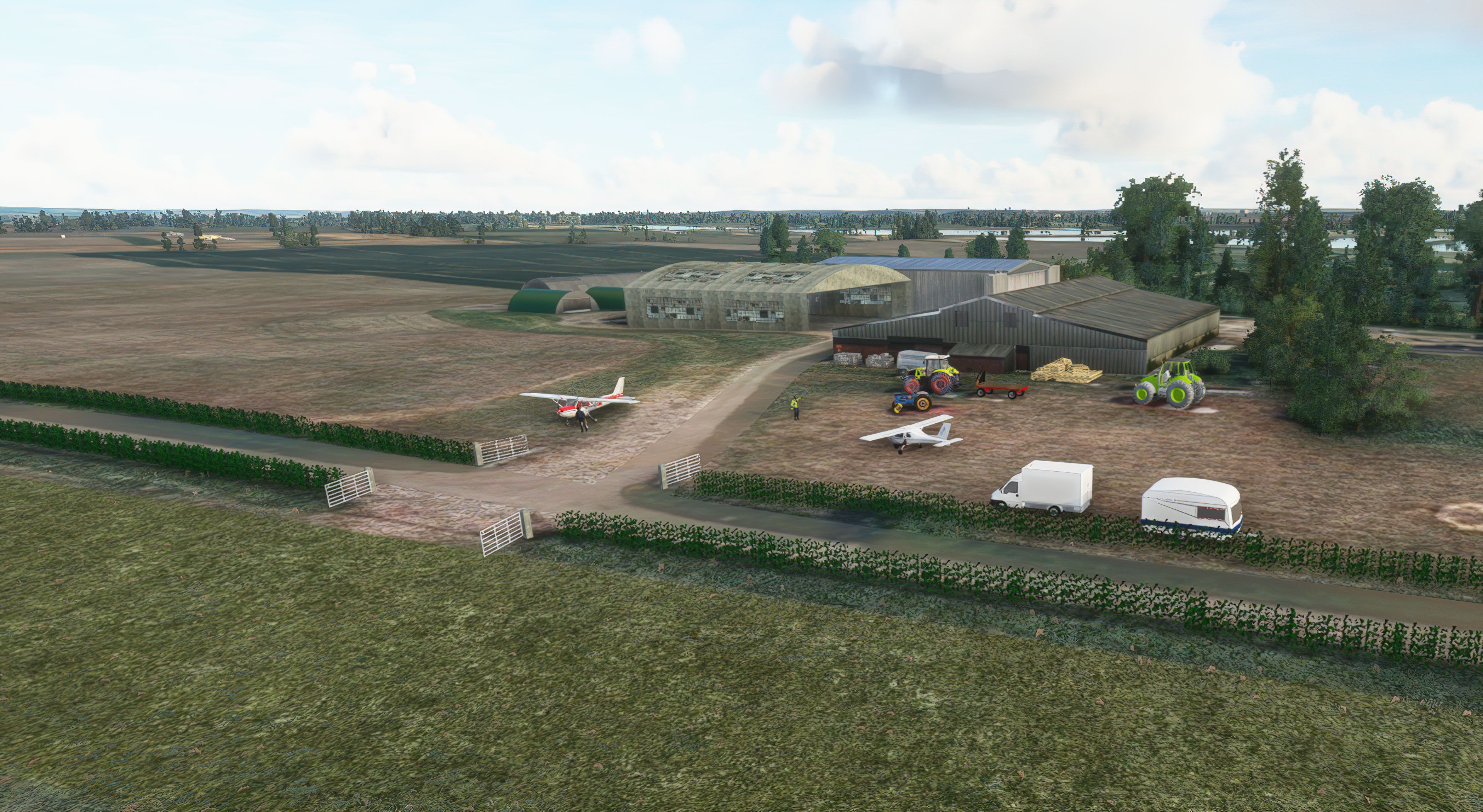 UK Airfields & Farm/Grass Strips Scenery Vol. 5 for MSFS by Neil Birch