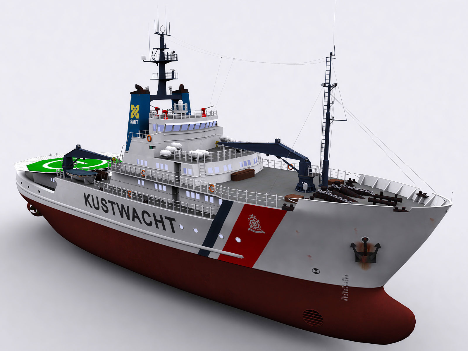 Smit Rotterdam Heavy Tug Boat for FSX by Deltasim Studio