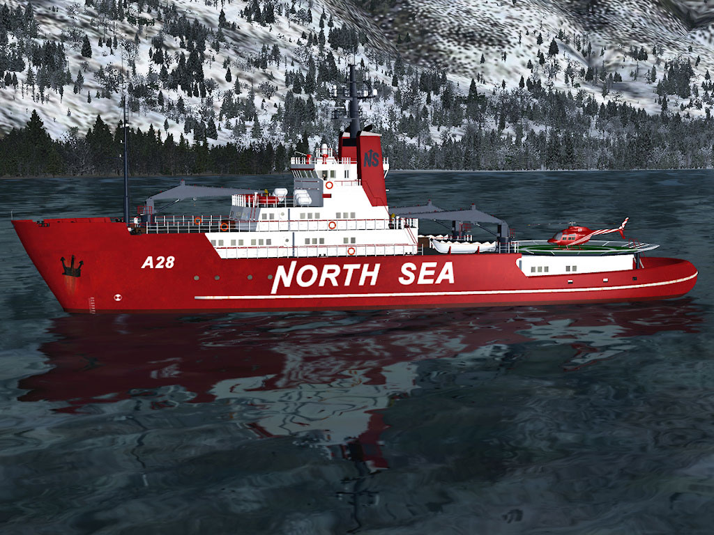 Smit Rotterdam Heavy Tug Boat for FSX by Deltasim Studio