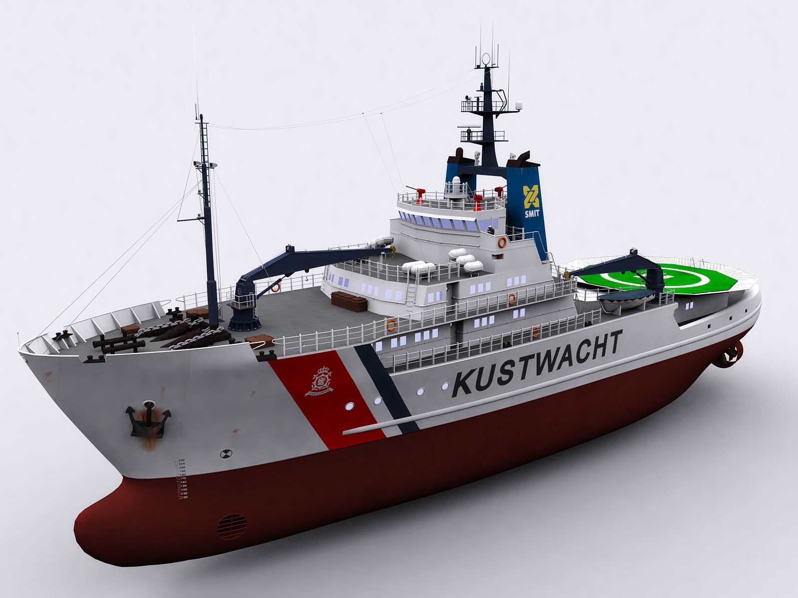Smit Rotterdam Heavy Tug Boat for FSX by Deltasim Studio