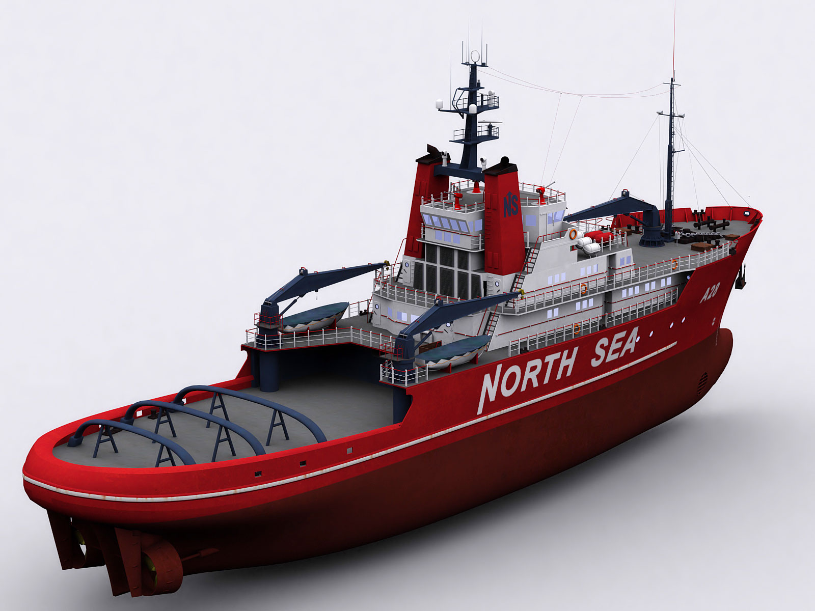 Smit Rotterdam Heavy Tug Boat for FSX by Deltasim Studio