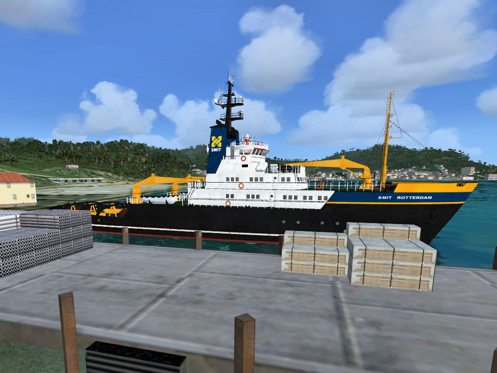 Smit Rotterdam Heavy Tug Boat for FSX by Deltasim Studio