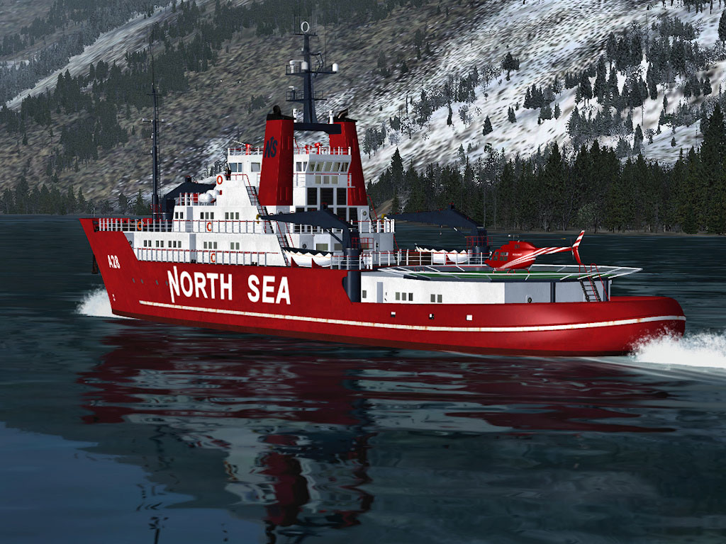 Smit Rotterdam Heavy Tug Boat for FSX by Deltasim Studio
