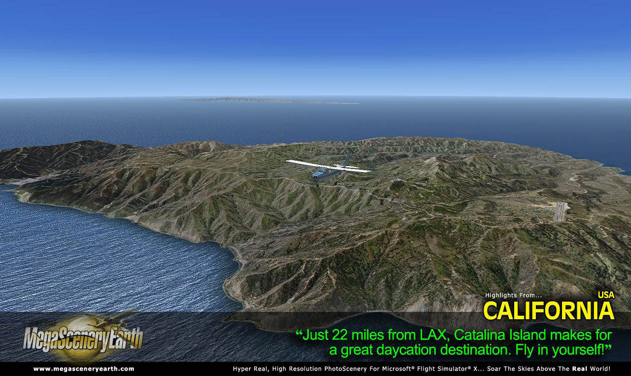 MegaSceneryEarth California South Photoreal Scenery for FSX/P3D by PC ...