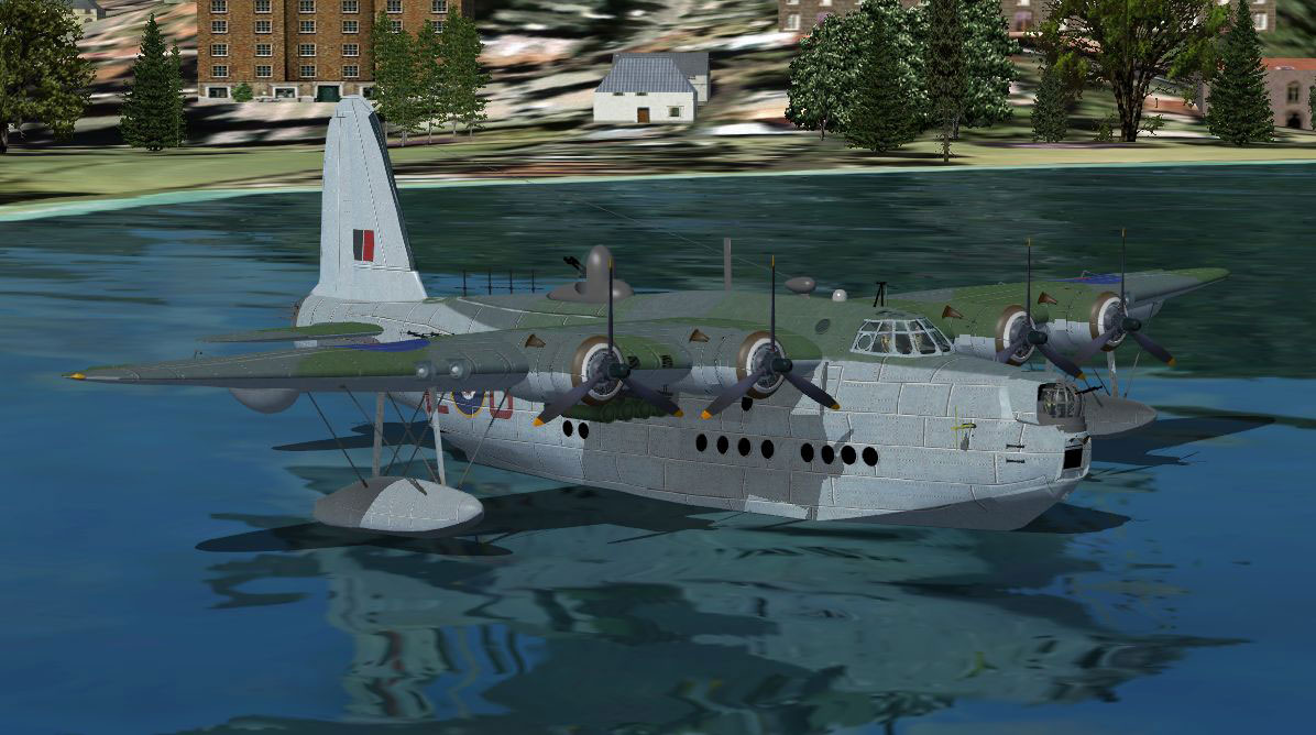 Short Sunderland Flying Boat for FSX & FS2004 by First Class Simulations