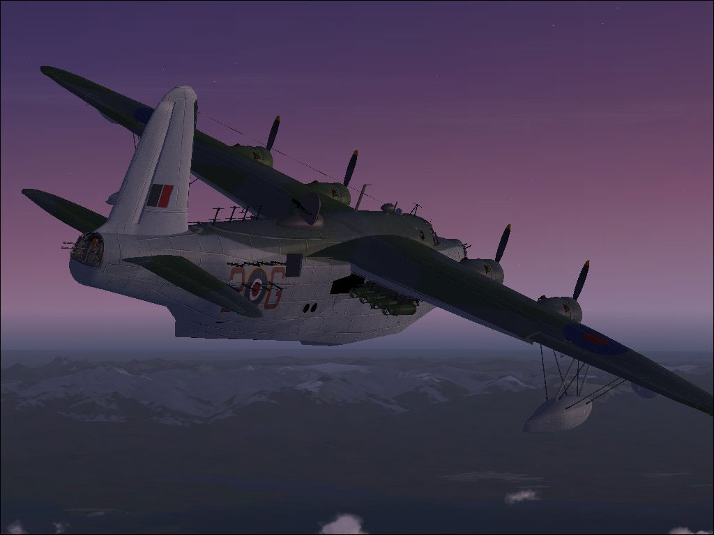 Short Sunderland Flying Boat for FSX & FS2004 by First Class Simulations