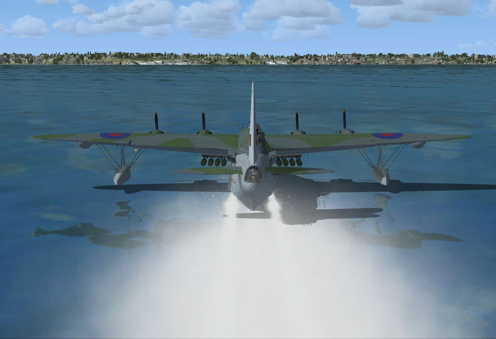 Short Sunderland Flying Boat for FSX & FS2004 by First Class Simulations
