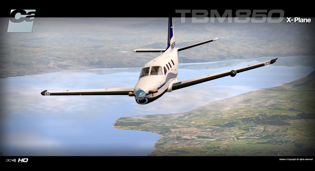 SOCATA TBM 850 HD Series for X-Plane by Carenado