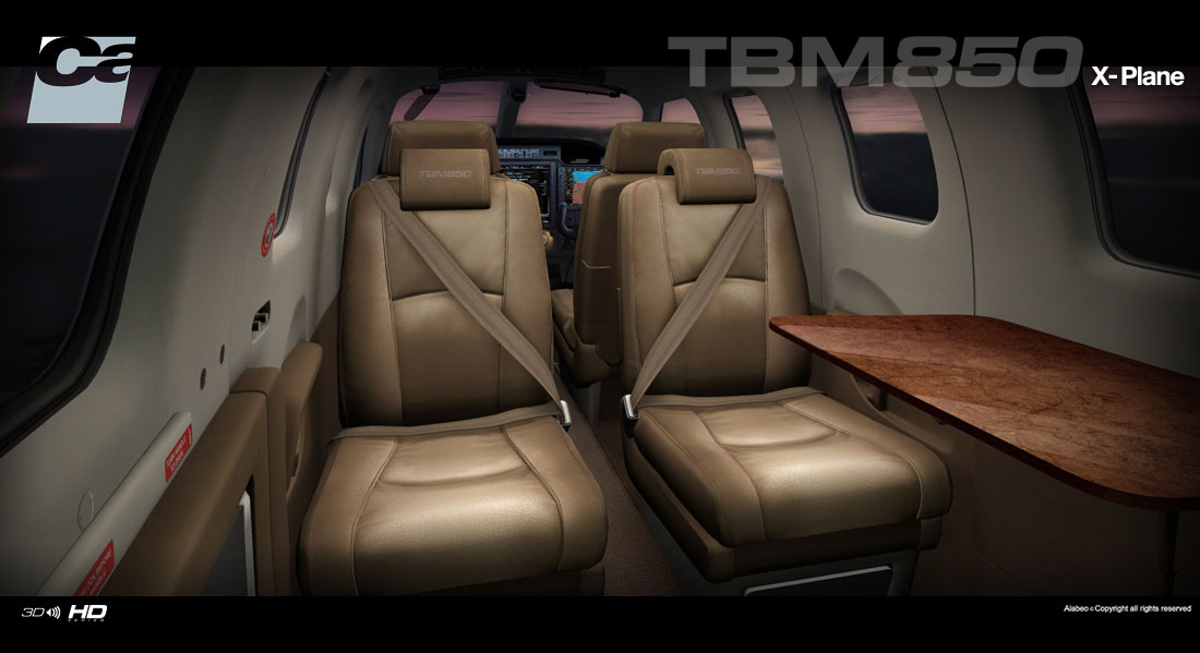 SOCATA TBM 850 HD Series for X-Plane by Carenado