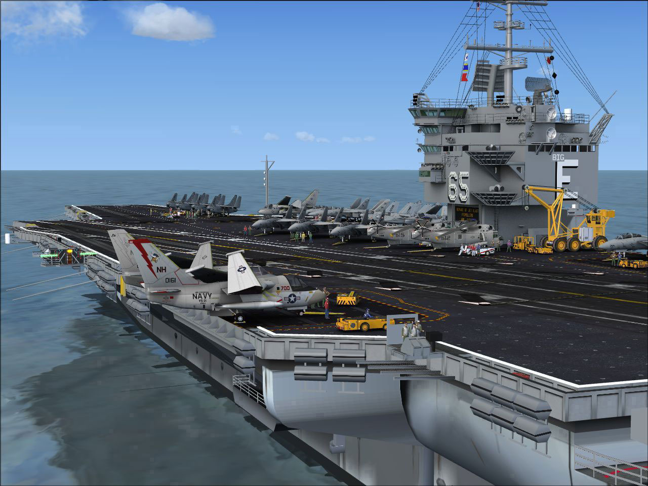 USS Enterprise Aircraft Carrier for FSX/Prepar3D by Team SDB