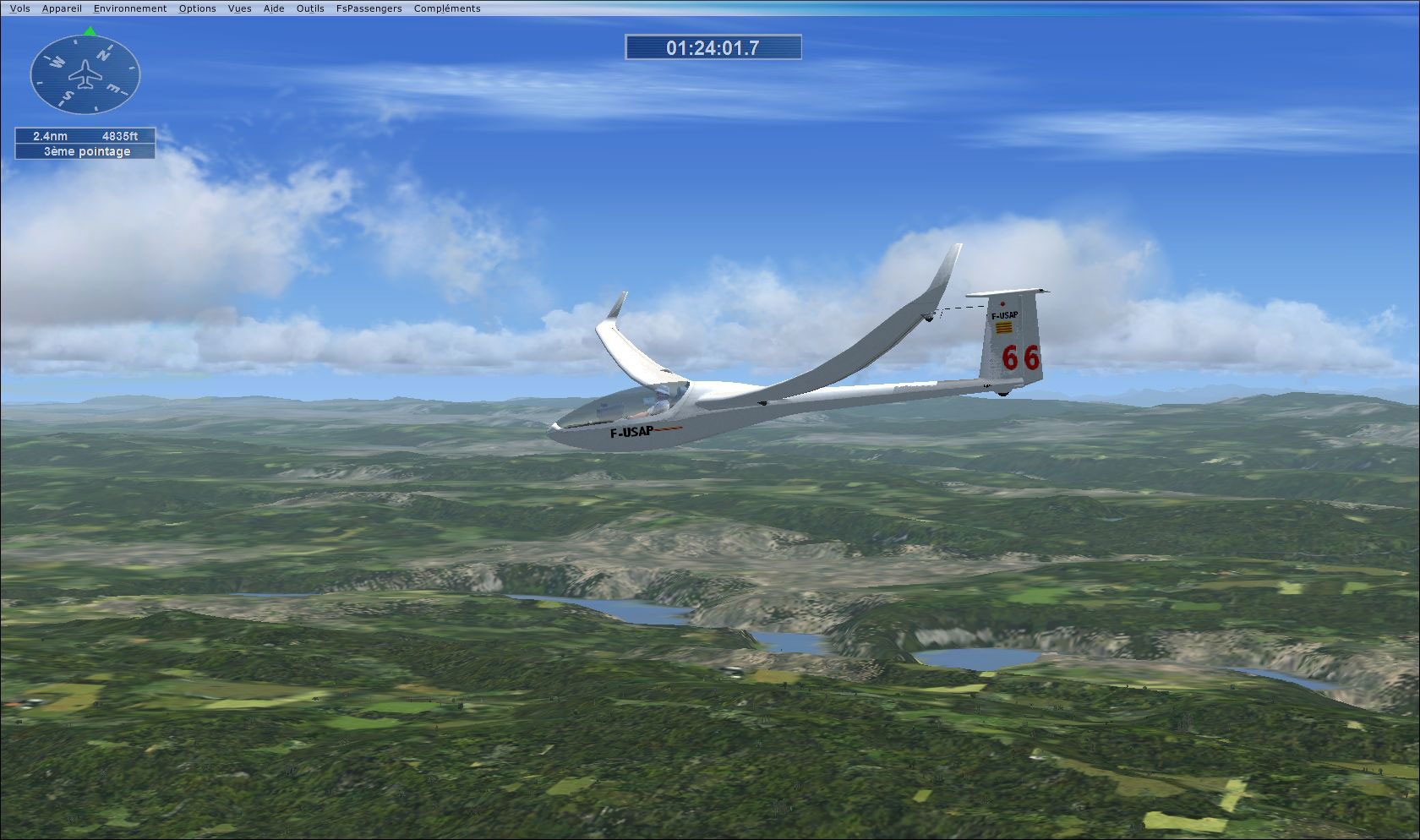 Tour de France by Glider Missions for FSX by Roussillon Aéro Simulation