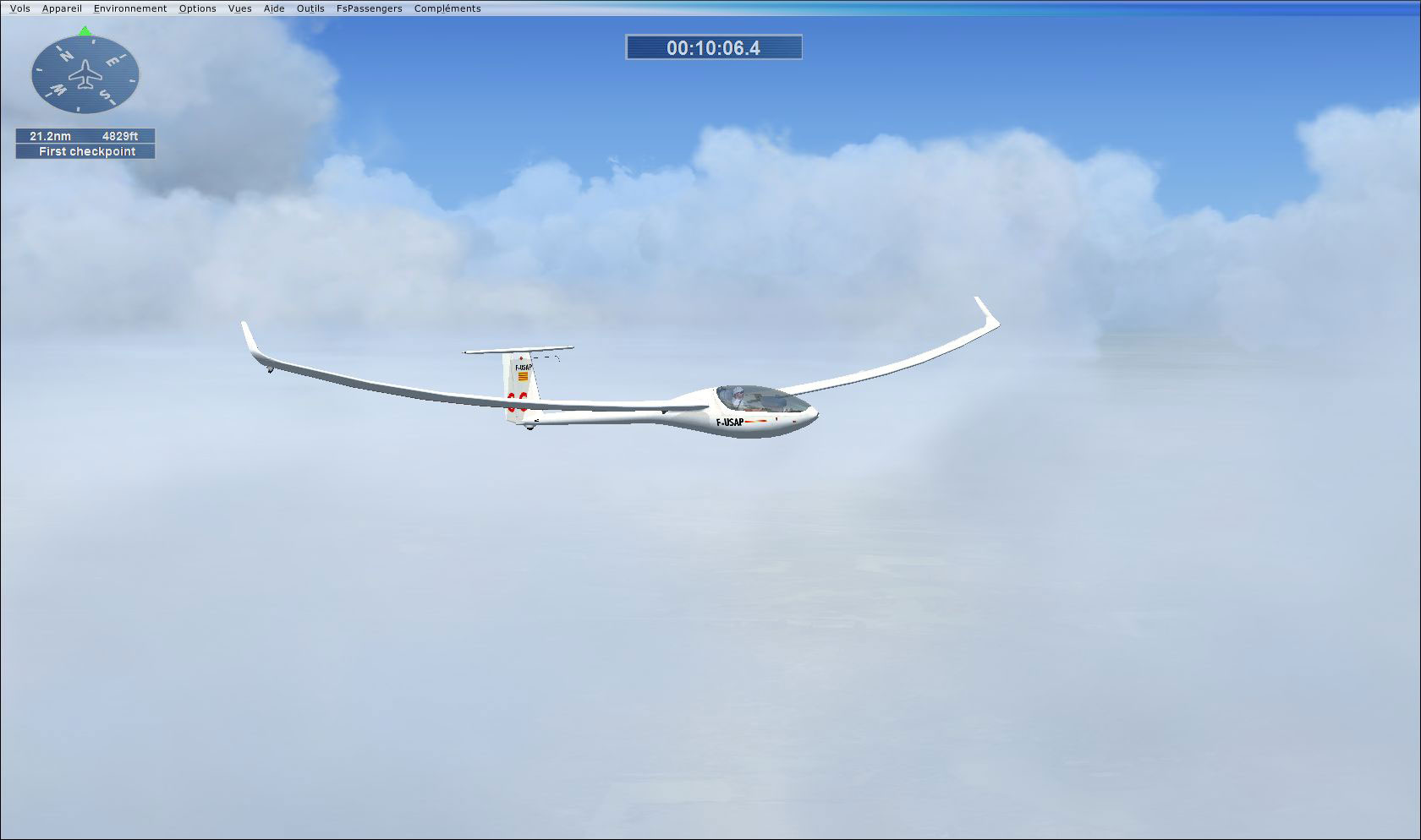 Tour de France by Glider Missions for FSX by Roussillon Aéro Simulation
