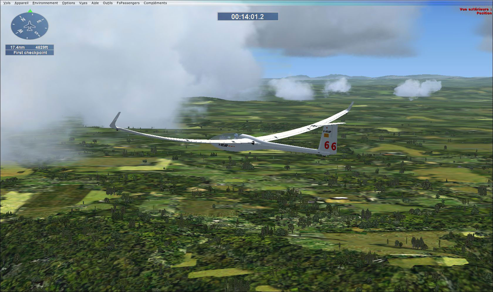 Tour de France by Glider Missions for FSX by Roussillon Aéro Simulation