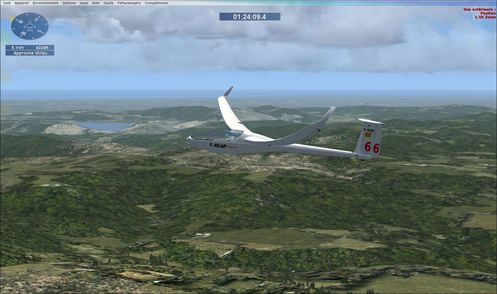 Tour de France by Glider Missions for FSX by Roussillon Aéro Simulation