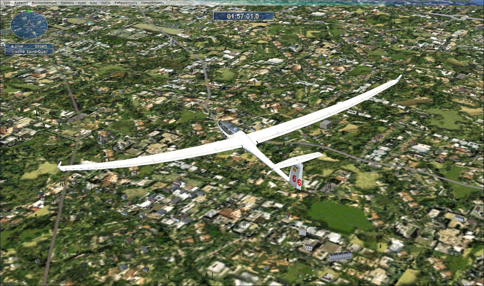 Tour de France by Glider Missions for FSX by Roussillon Aéro Simulation