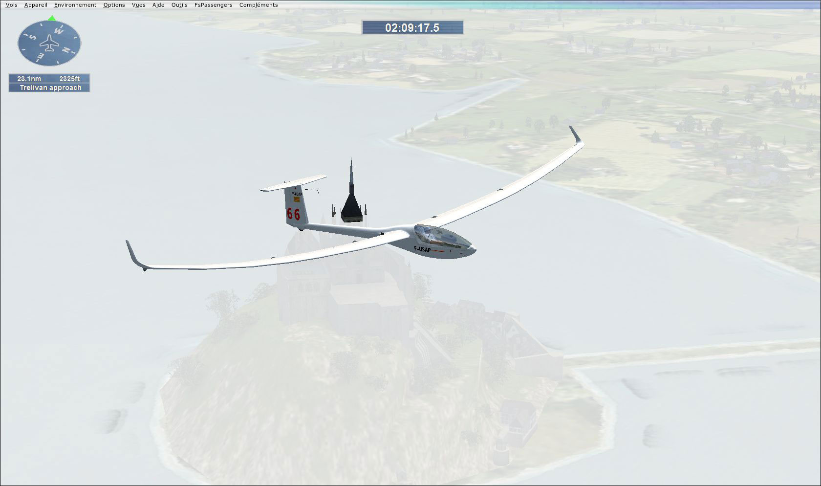 Tour de France by Glider Missions for FSX by Roussillon Aéro Simulation