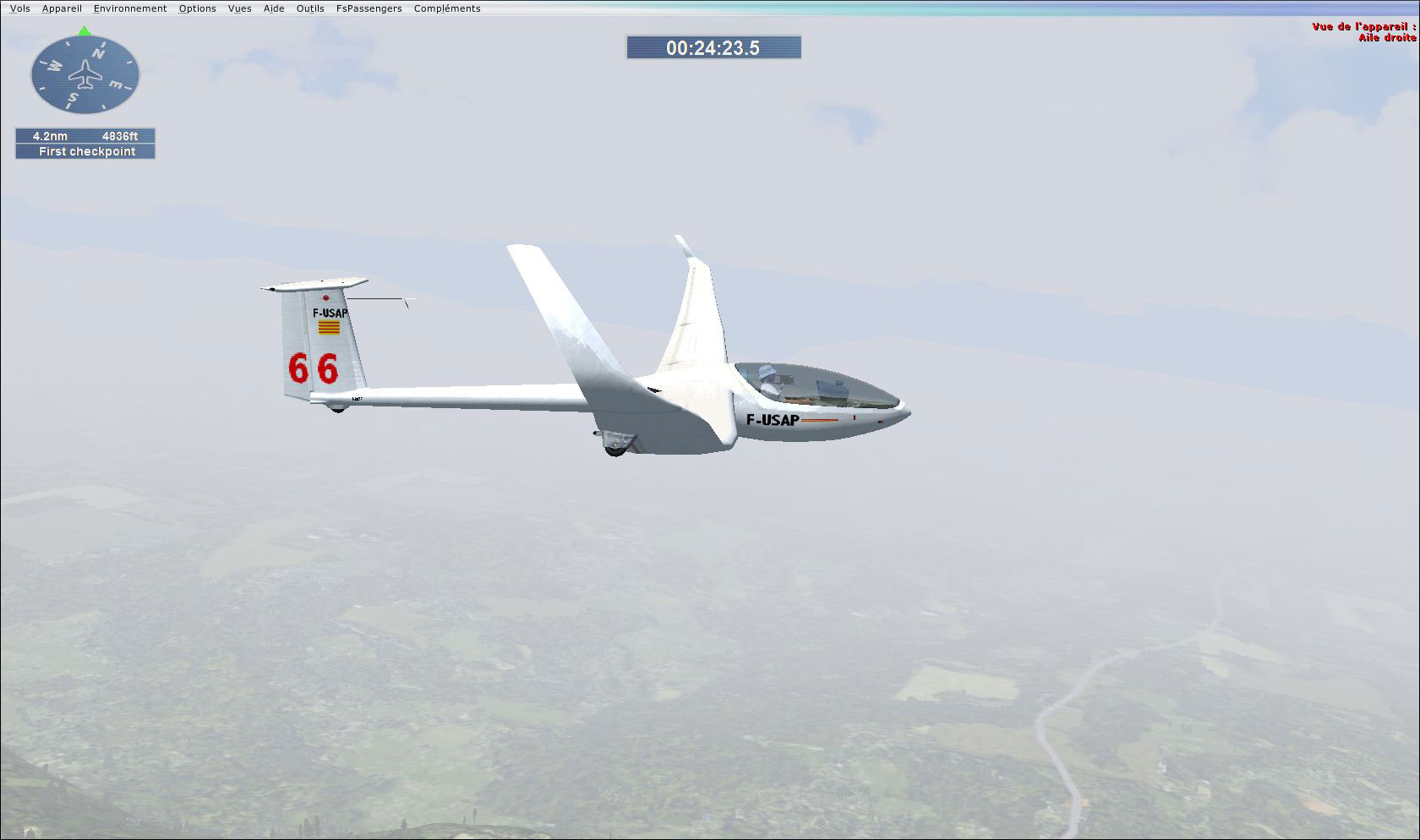 Tour de France by Glider Missions for FSX by Roussillon Aéro Simulation