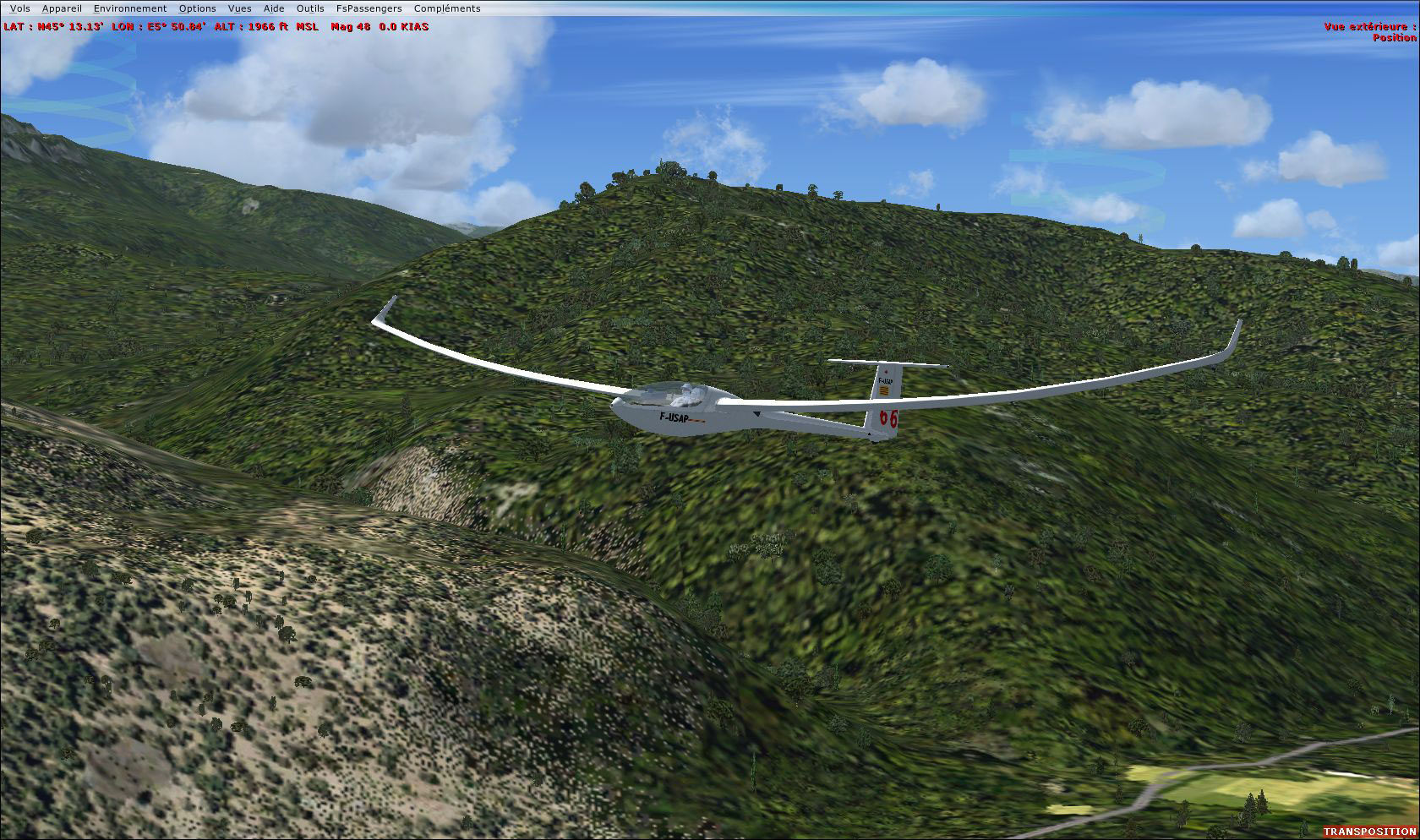 Tour de France by Glider Missions for FSX by Roussillon Aéro Simulation