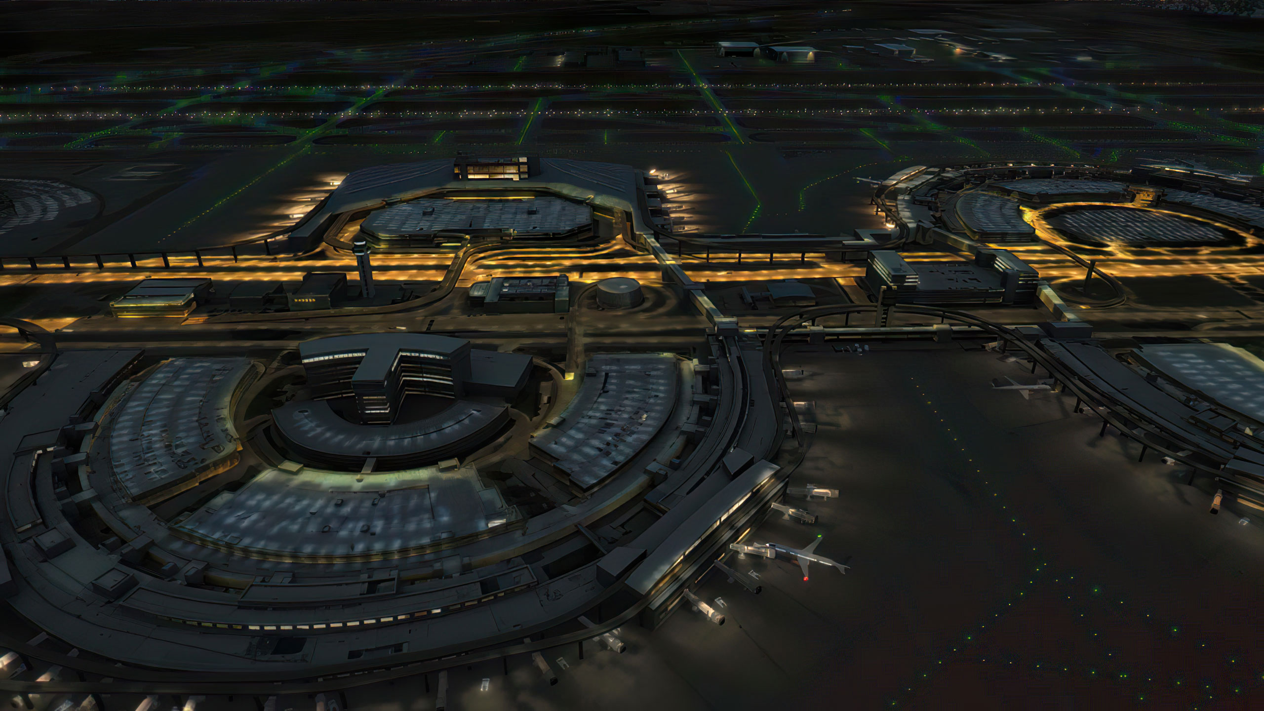 Dallas Fort Worth International (KDFW) Expansion for Tower! 3D by feelthere