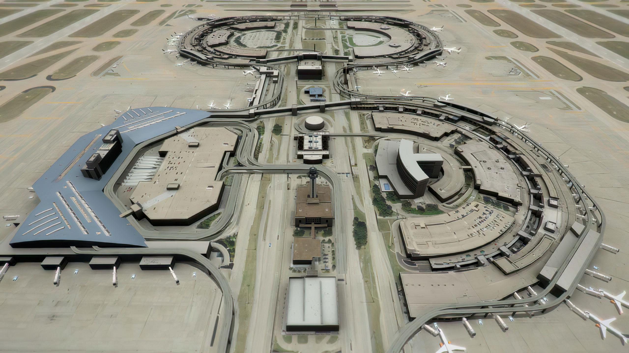 Dallas Fort Worth International (KDFW) Expansion for Tower! 3D by feelthere